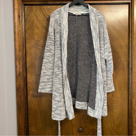 LOFT | Sweaters | Loft Xl Womens Chunky Heavy Duster Cardigan Belted ...